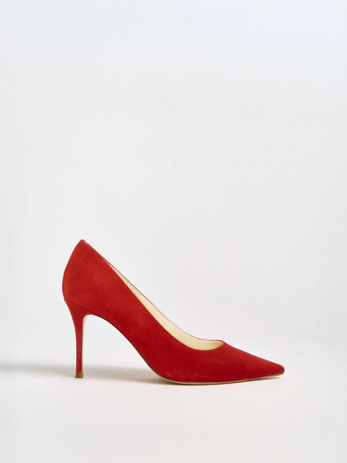 Classic Pump 85 | Red Suede Pump | Marion Parke