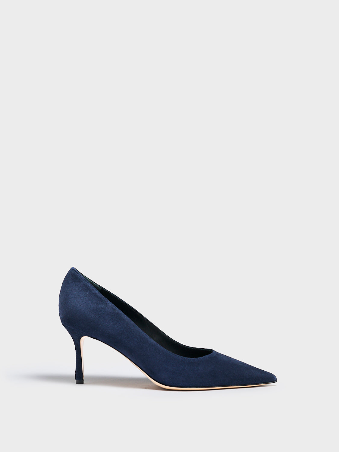 Classic Pump 70 | Navy Suede Pump | Marion Parke