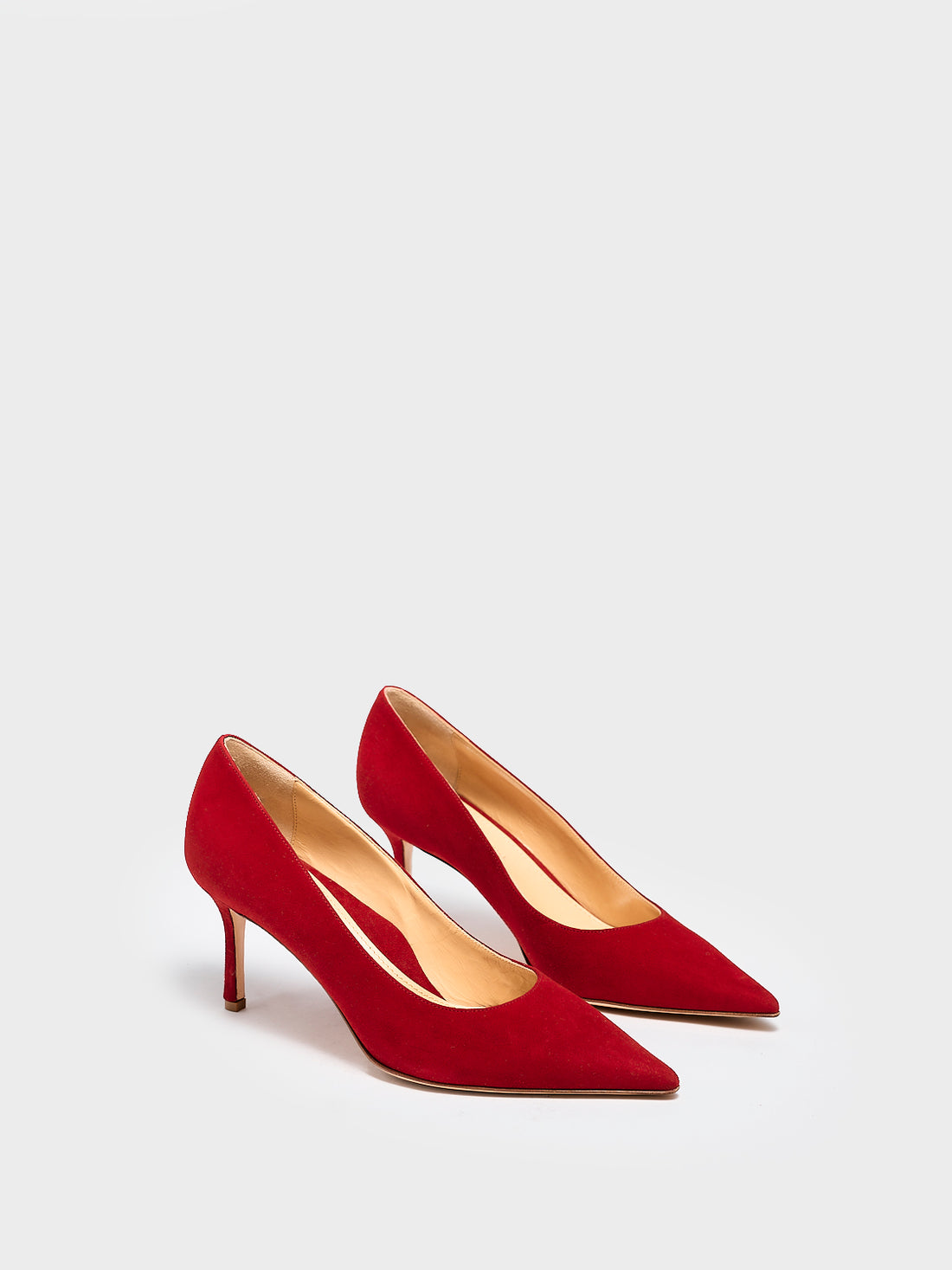 Classic Pump 70 | Red Suede Pump | Marion Parke
